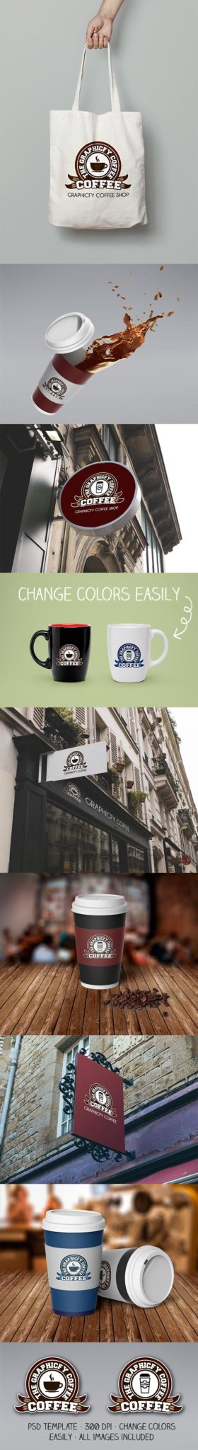 Cafe Logo PSD Template - Graphicfy