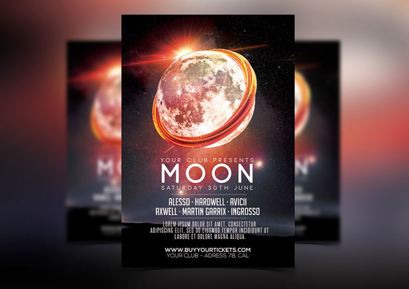 Night Flyer Template PSD - Graphicfy