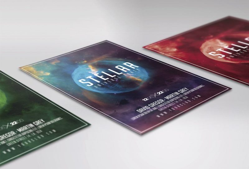 Space Flyer Template PSD - Graphicfy Flyer Templates