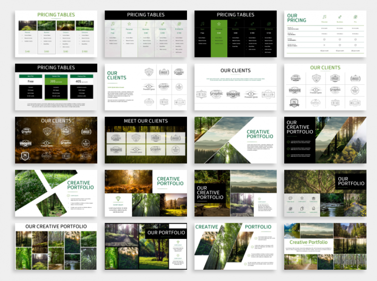 Forest- PowerPoint Template - Graphicfy