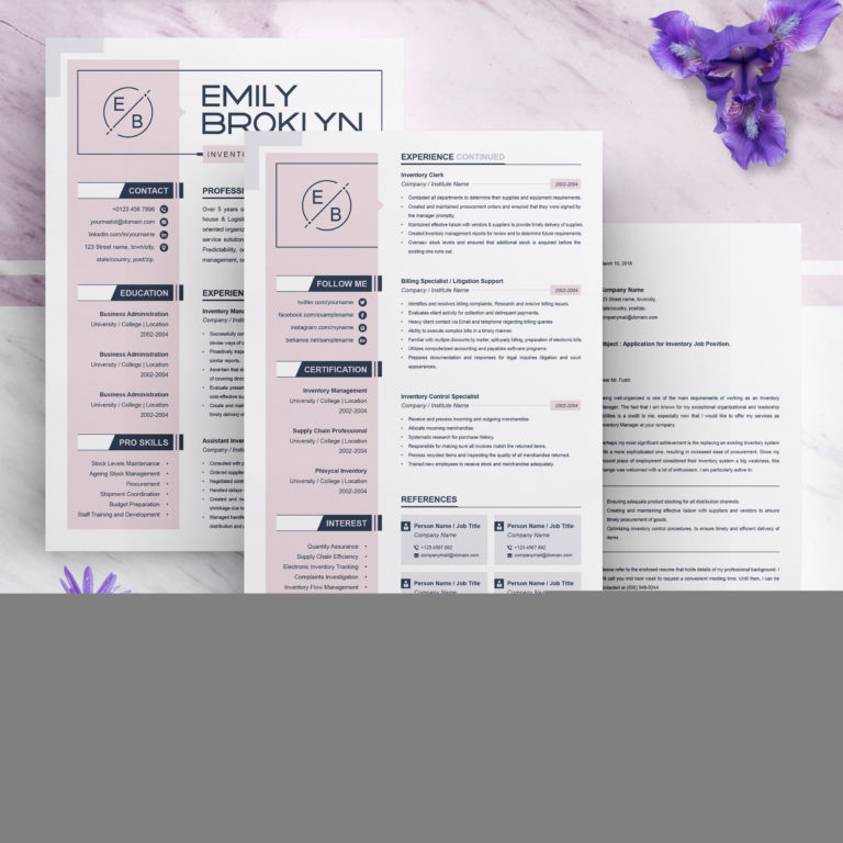 Modern and Creative Resume Template - Graphicfy