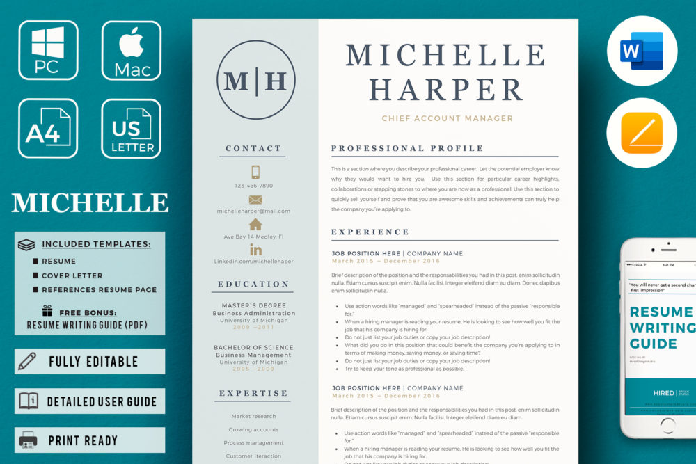 Sales Assistant Resume. Account Manager Resume CV Format - Graphicfy