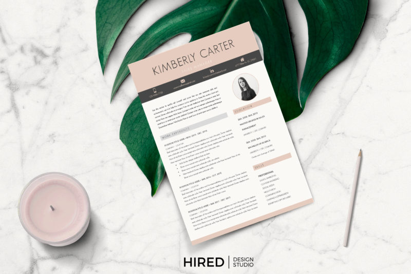 College Student Resume Template, Modern CV for New Graduates - Graphicfy