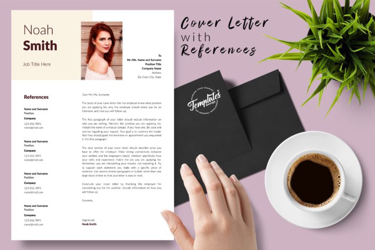 Sophisticated CV Design for Microsoft Word & Apple Pages - Graphicfy