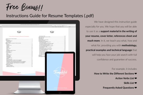 Zoologist Resume Template for Microsoft Word & Apple Pages - Graphicfy