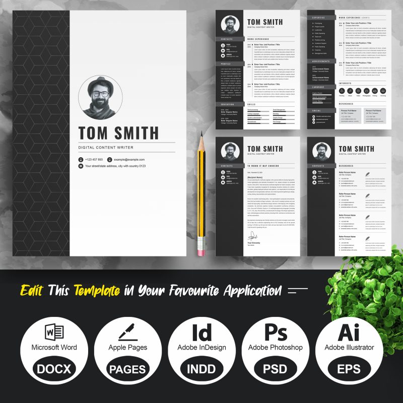 Professional Resume Template 2022 - Graphicfy
