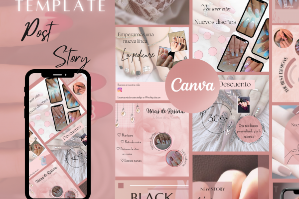 Plantillas de 20 Post para Instagram - Graphicfy