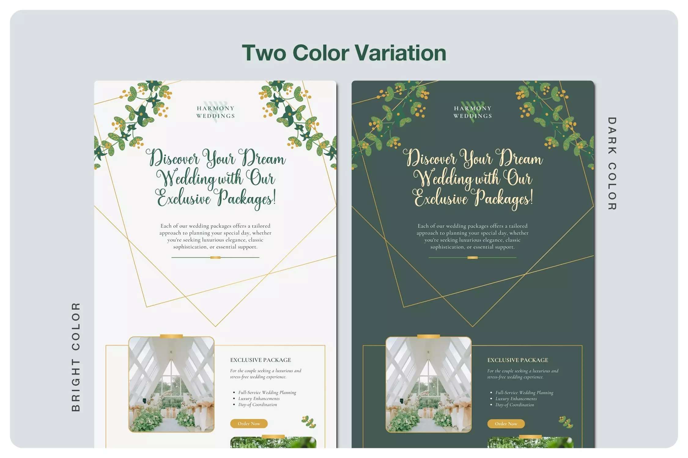 Wedding Organizer Email Newsletter - Graphicfy